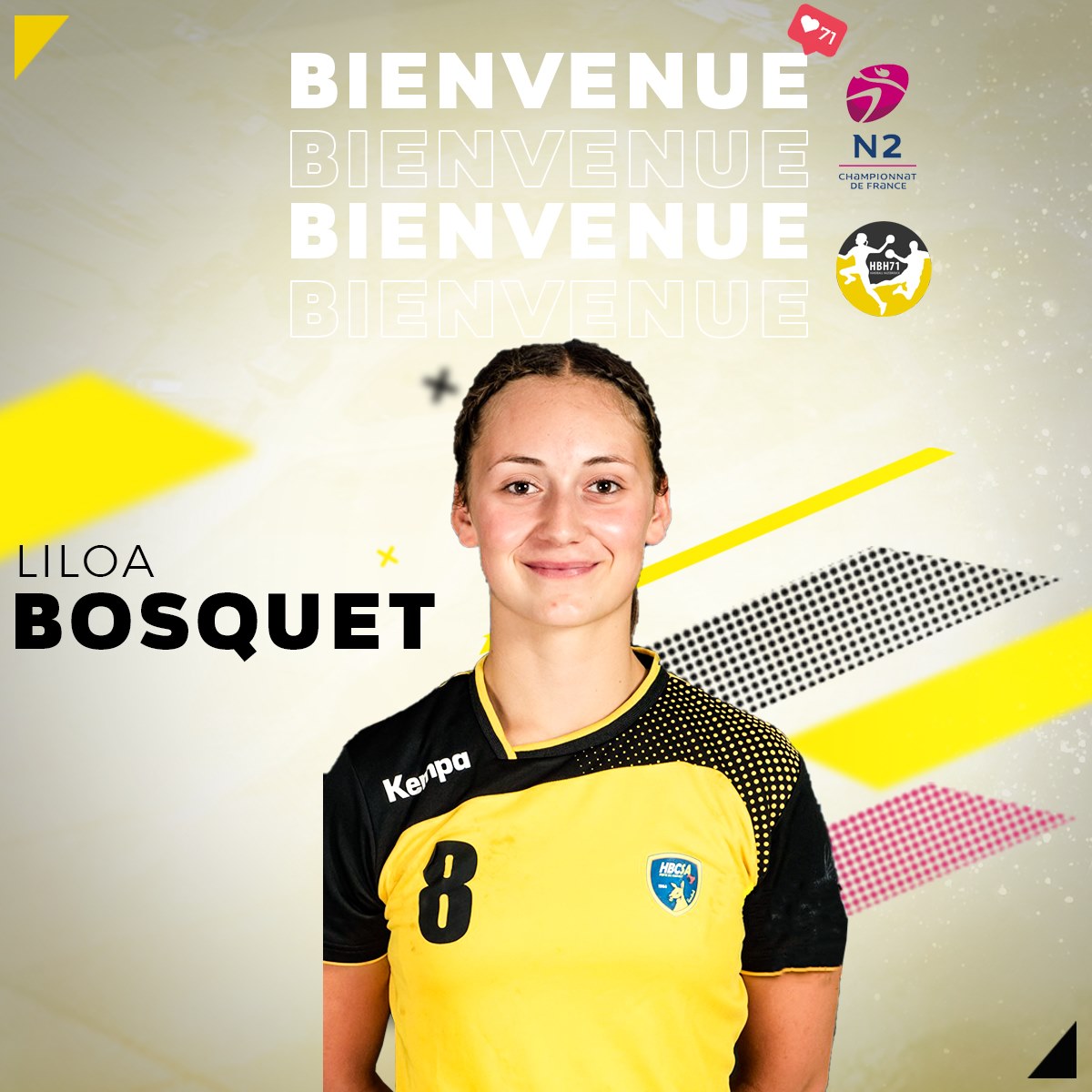 #N2F, un retour pour Liloa Bosquet | HBH71 HANDBALL HAZEBROUCK